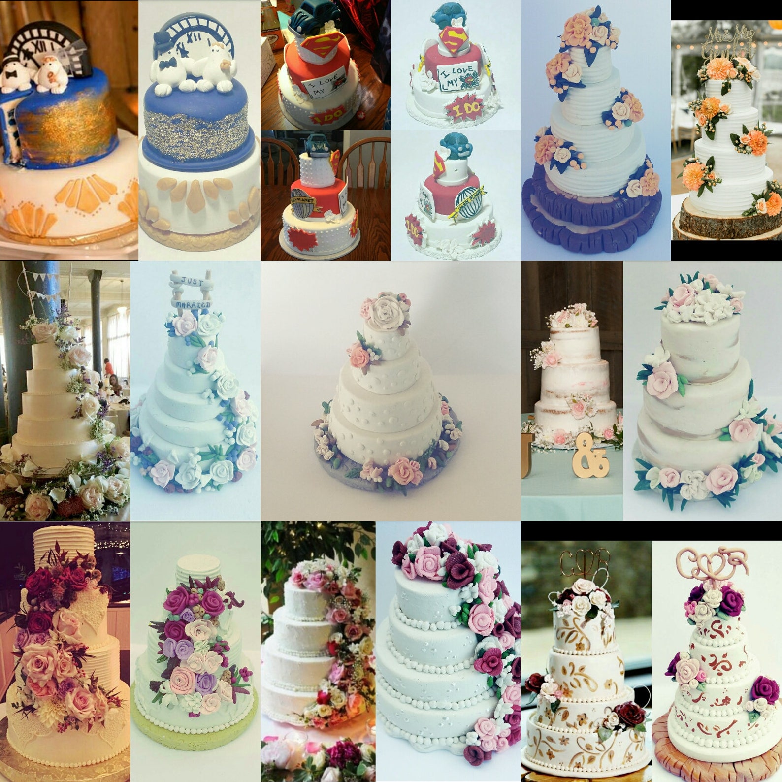 2 Wedding Cake Replica Ornaments, Custom Wedding Christmas, MULTIPLE ...