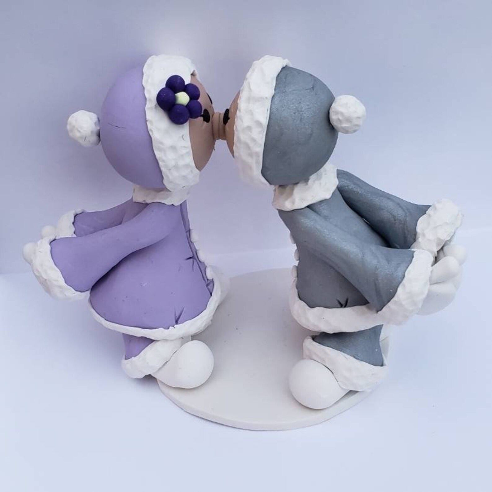 Eskimo Wedding Cake, Eskimo Cake Topper, Eskimo Kisses Cake, Eskimo ...