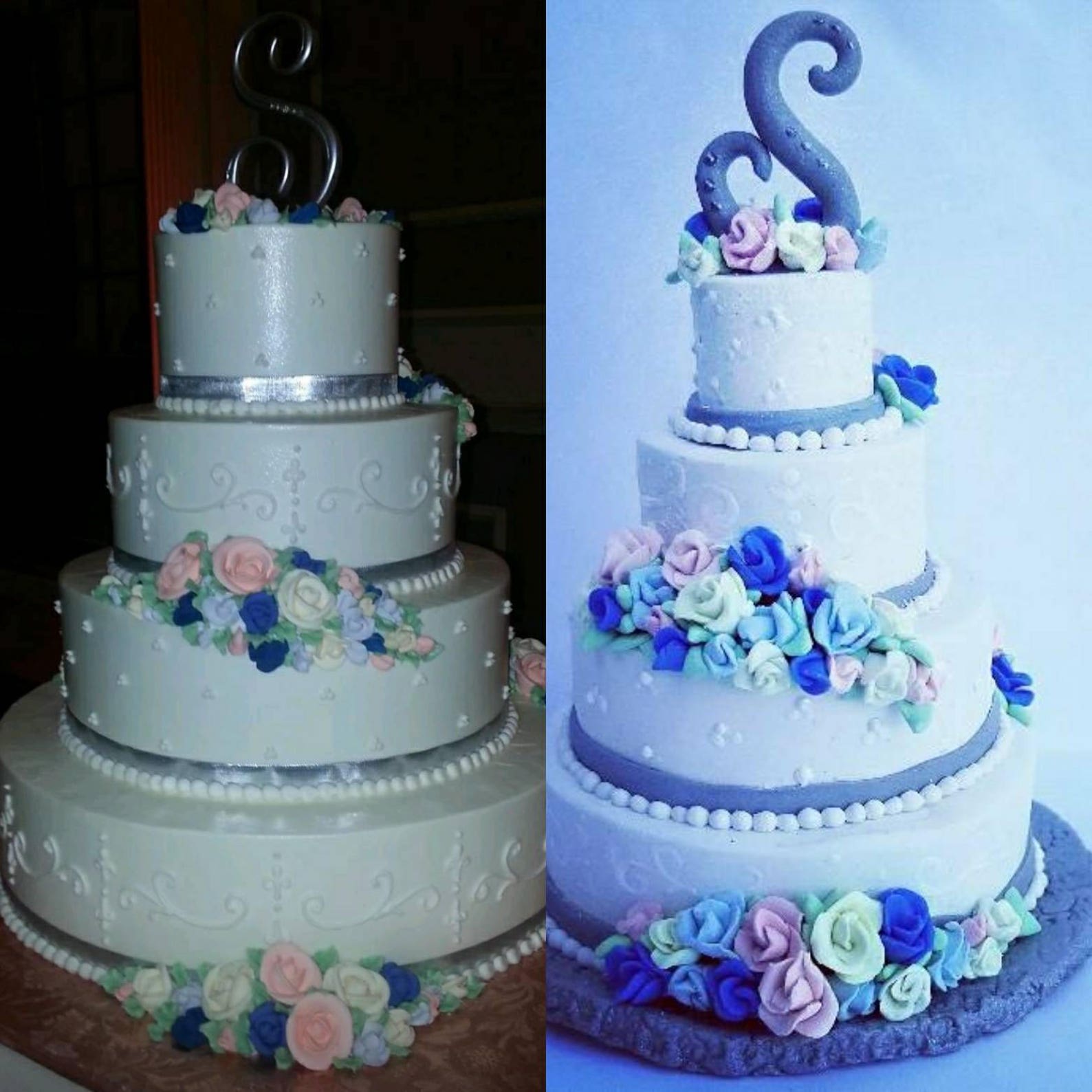 2 Wedding Cake Replica Ornaments, Custom Wedding Christmas, MULTIPLE ...