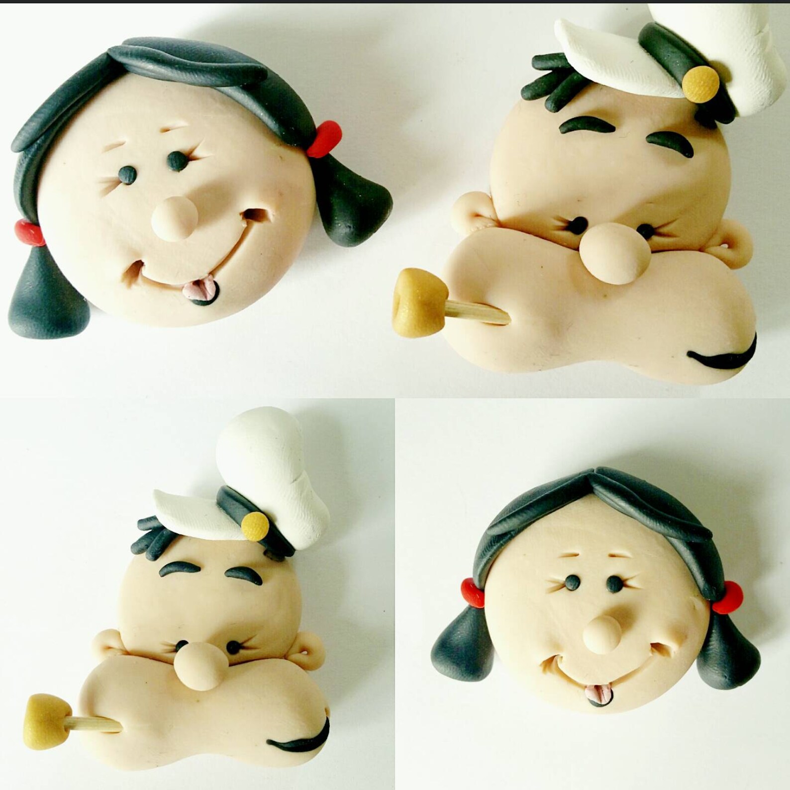 Popeye Christmas Ornament and Olive Oil or Magnets or Mini | Etsy