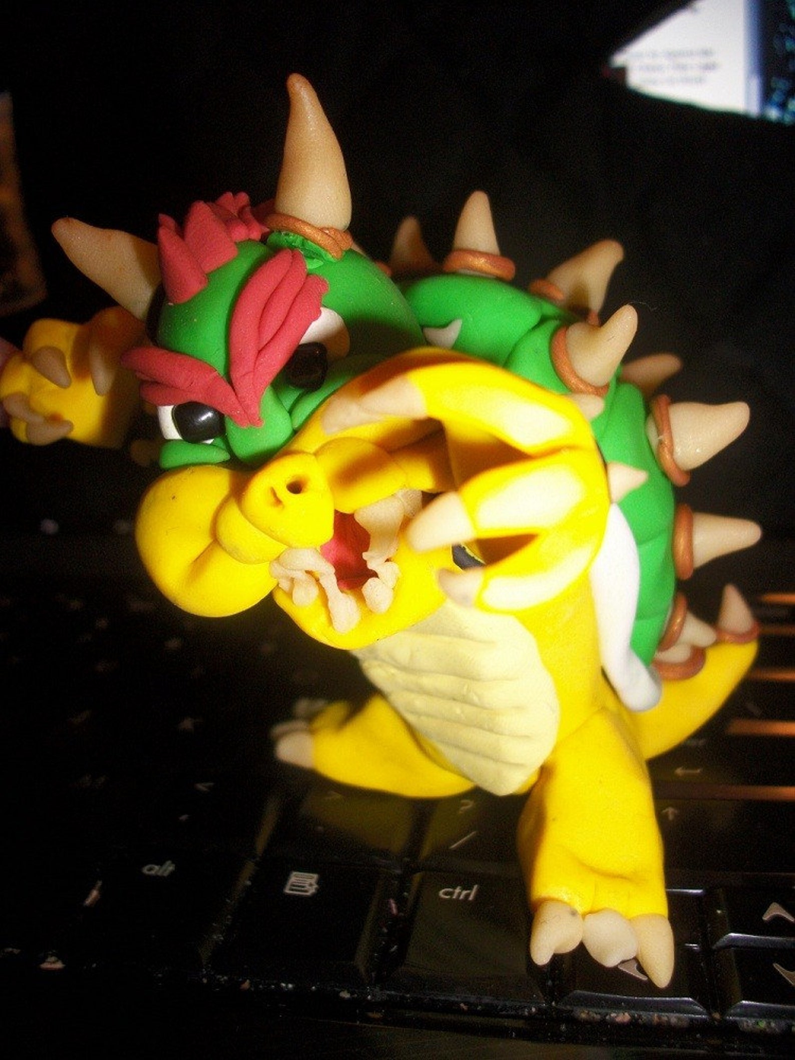 Bowser Cake Topper Personalized Custom Handmade Keepsakefor Nintendo ...