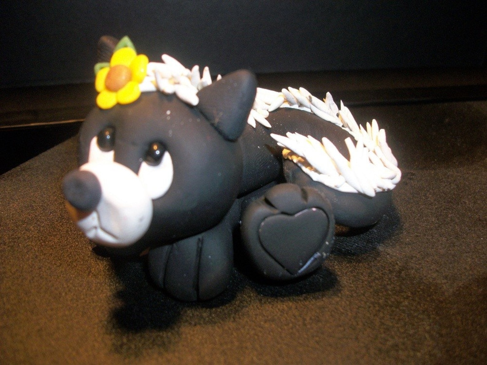 Skunk Ornamentornament Cute Flower Skunk Skunk Cake - Etsy