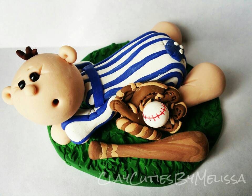 Baseball Baby Cake Topper Baby Boy Baby Girl or Neutral Baby Shower ...
