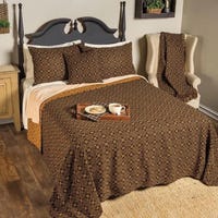 Primitive Coverlet 34 Inch Table Square Black/tan - Etsy