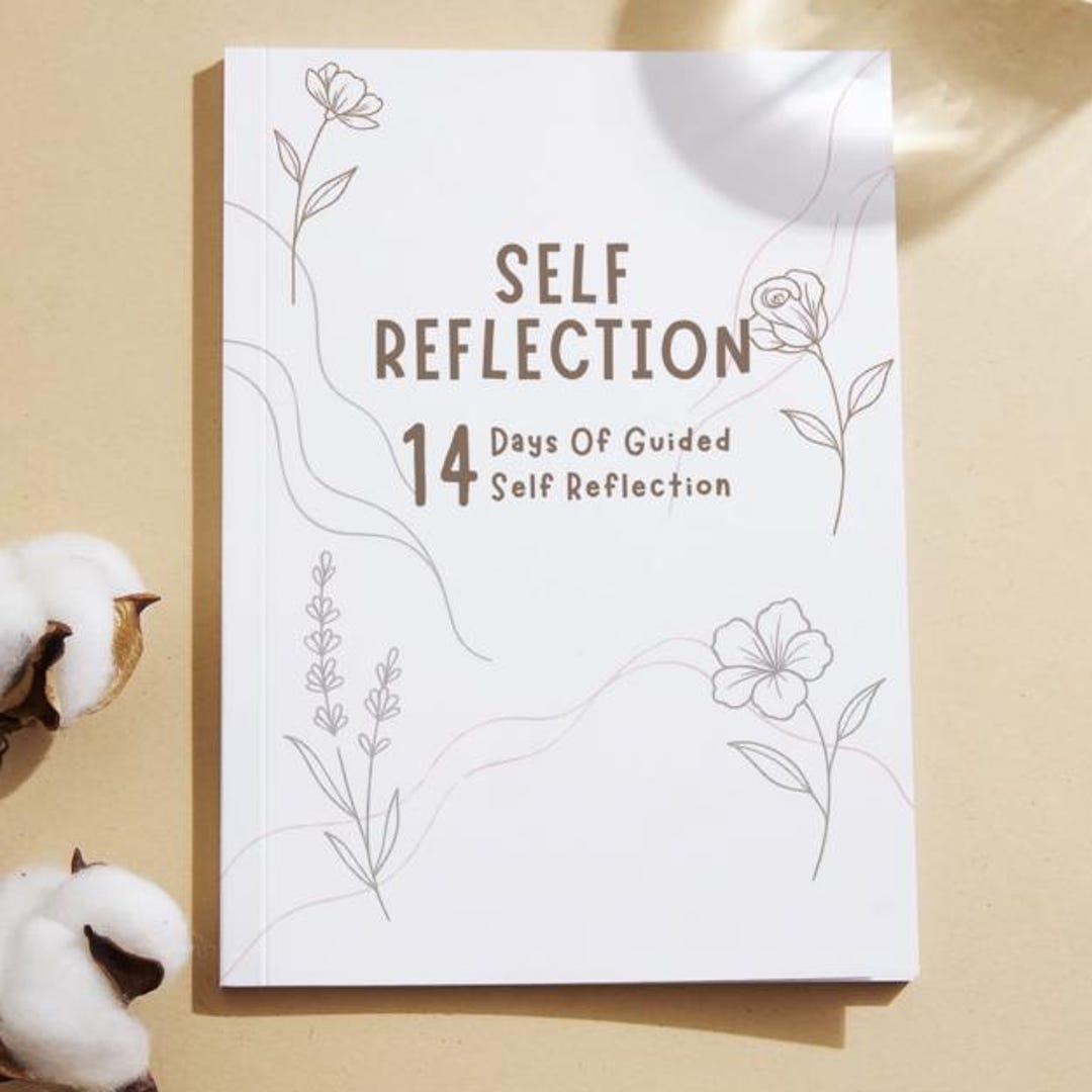 14 Guided Self Reflection Spiral Notebook | Instant Download | Book ...