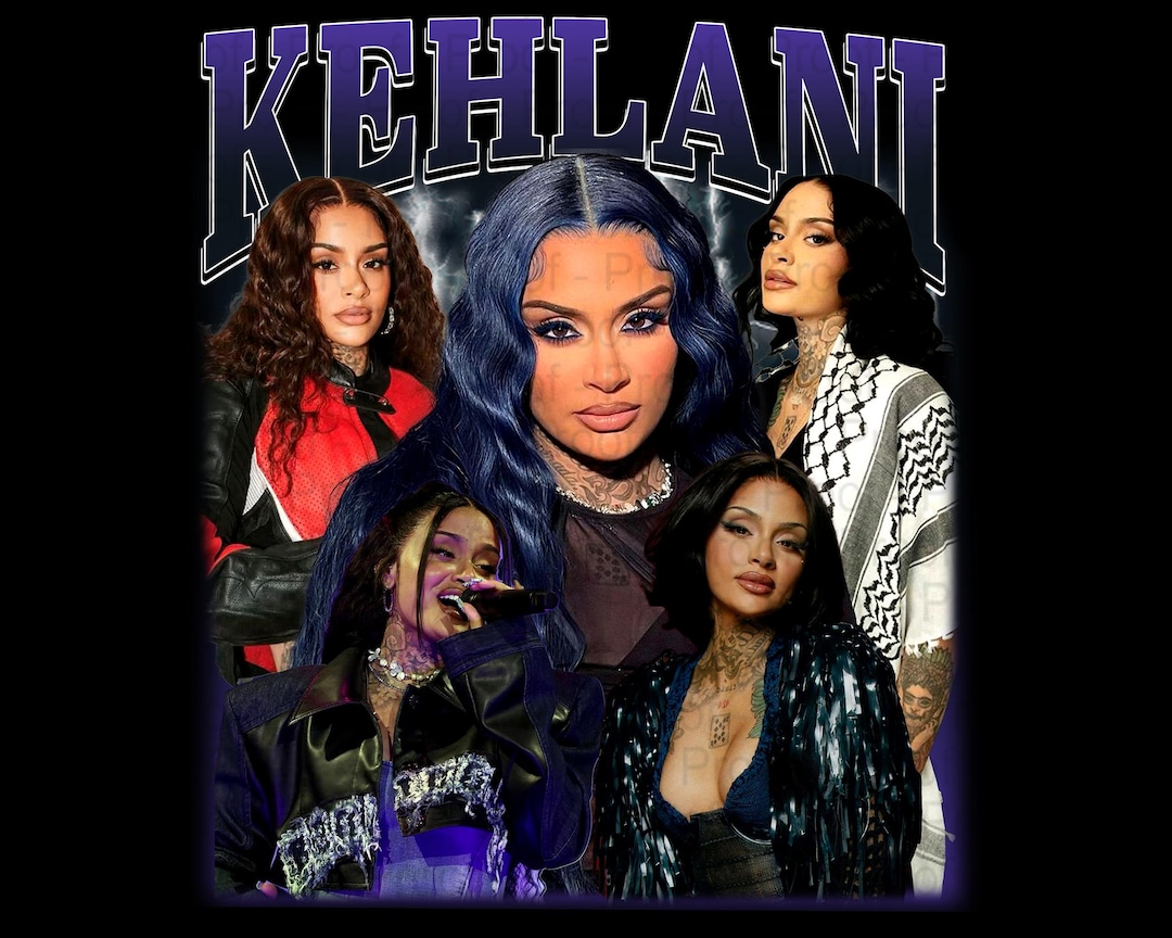 Kehlani Png Ready to Print, Printable Design, Artist, 90s, Rap Tee ...