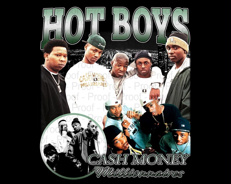 Hot Boys Png, Lil Wayne Cash Money Millionaires Tee, Bootleg Tee, Hot ...