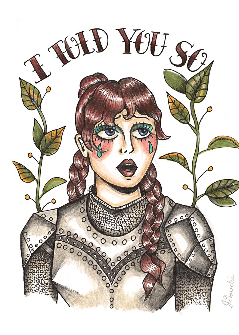 Chappell Roan “I Told You So” Art Print - Etsy