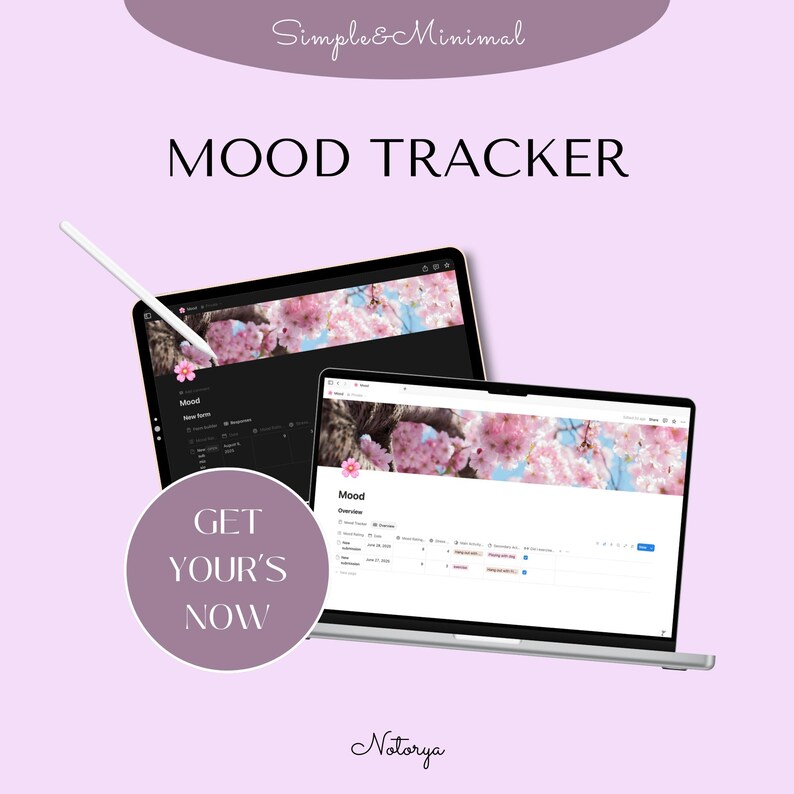Notion Mood Tracker Template | Daily Mood & Mental Health Tracker ...