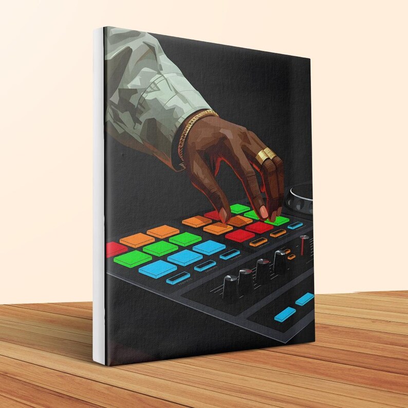 Stylized Music Instrument Hands Art Printables, Music Poster Set ...
