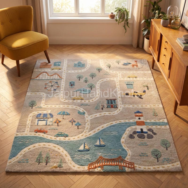 Hand Tufted Wool Road Rug - Etsy UK