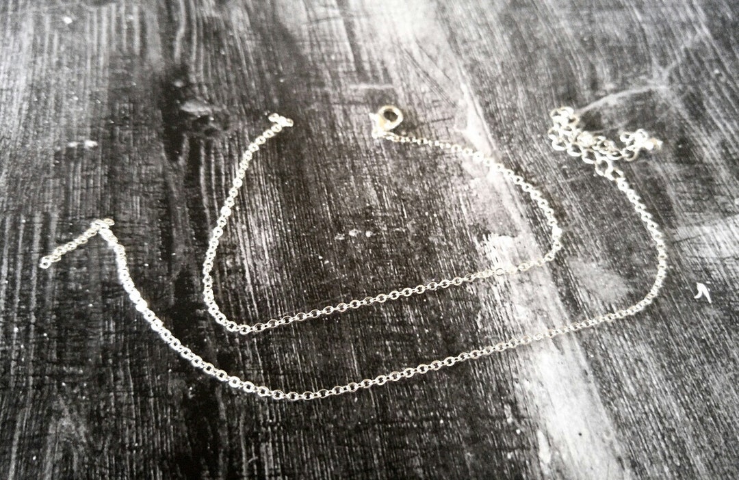 Chain Necklace Chain Pre-cut Connector Chain Cable Chain - Etsy