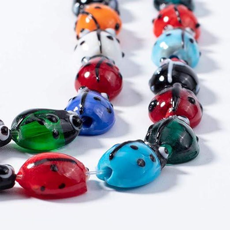 Ladybug Beads - Etsy