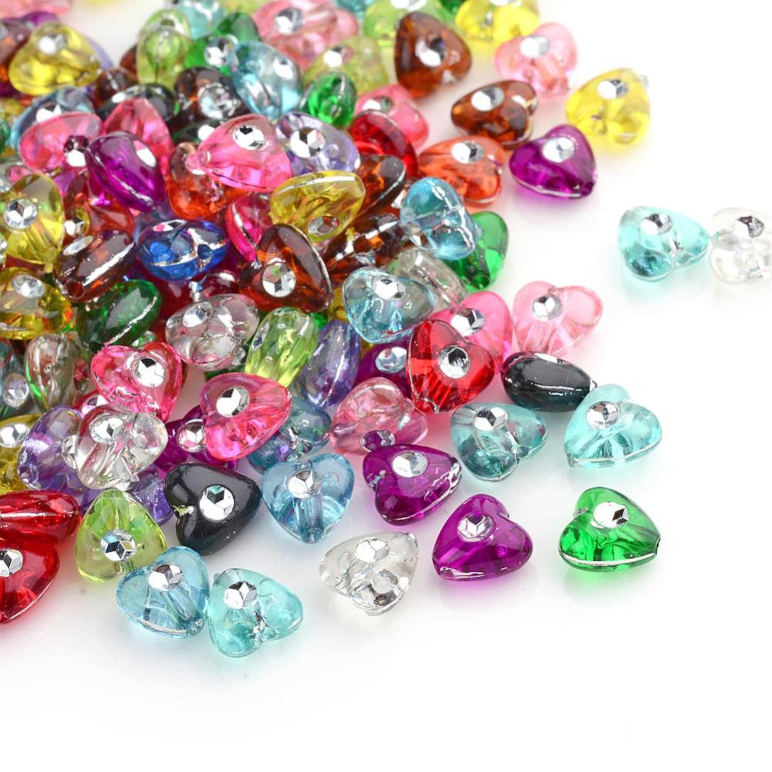 Acrylic Beads Plastic Beads Assorted Beads Wholesale Beads - Etsy