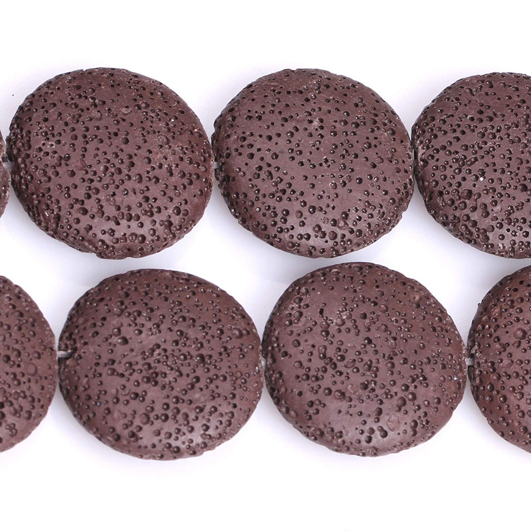 Lava Stone Discs Diffuser Discs Flat Lava Stone Cabochons Diffuser ...