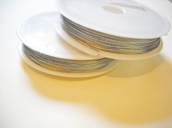 Silver Tiger Tail Wire Jewelry Wire Wholesale Wire Silver Wire Thin Jewelry Wire Beading Wire Silver Beading Wire
