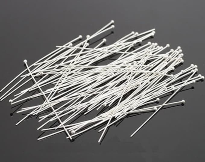 Head Pins Ball Head Pins Shiny Silver Head Pins 50mm Head Pins - Etsy