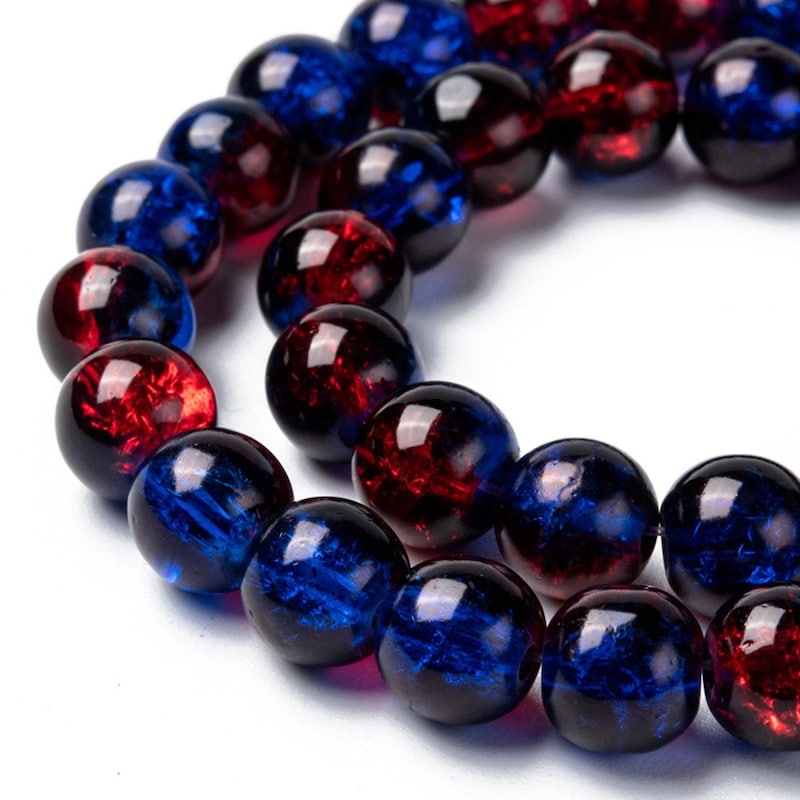 Two Tone Blue Beads - Etsy