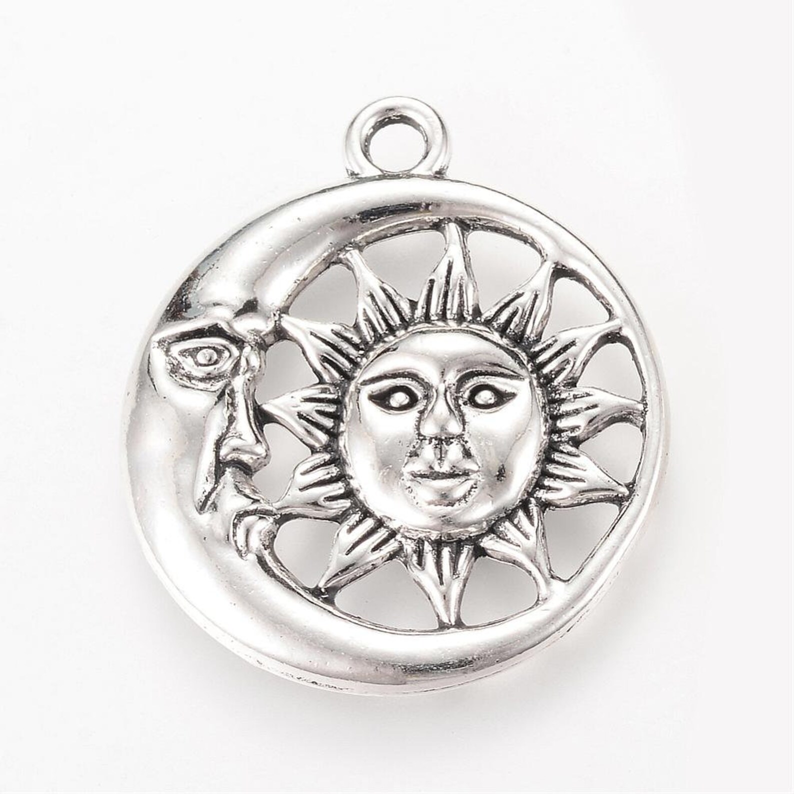 Sun Charms Sunshine Charm Silver Sun Charms Celestial Charms - Etsy
