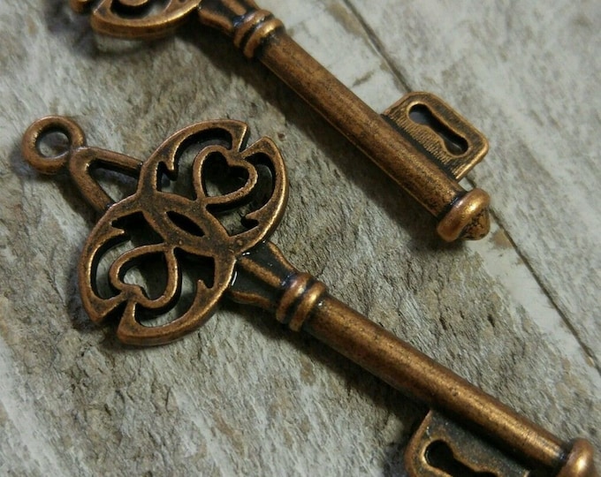 Wholesale Keys Bulk Skeleton Keys Antique Copper Keys Ornate Keys ...