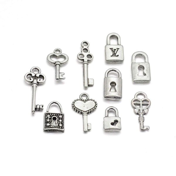 Miniature Lock and Key - Etsy