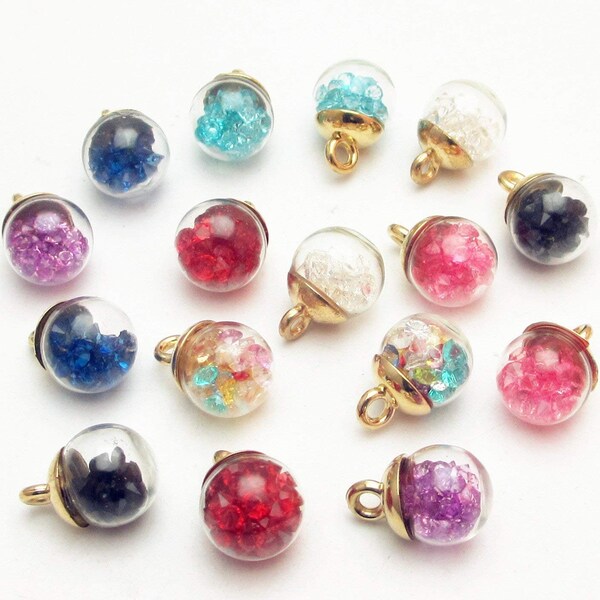 Crystal Ball Charm - Etsy