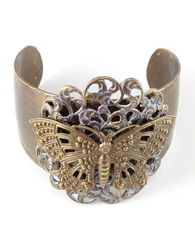 Cuff Bracelet Blank Wide Cuff Bracelet Vintaj Natural Brass | Etsy