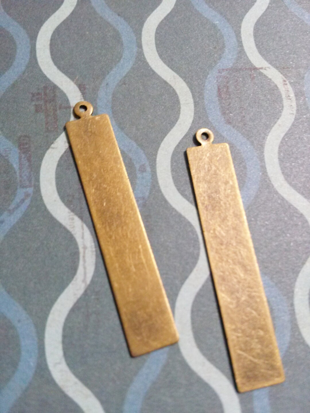 Metal Stamping Blanks Antiqued Bronze Blank Charms Pendants Metal ...