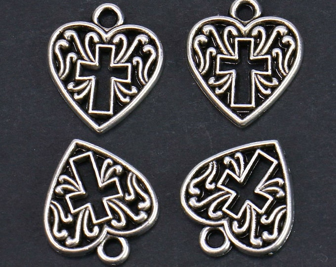 Rhinestone Cross Charms Gold Cross Pendants Crystal Cross Charms With ...