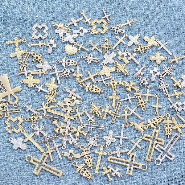 Cross Charm - Etsy