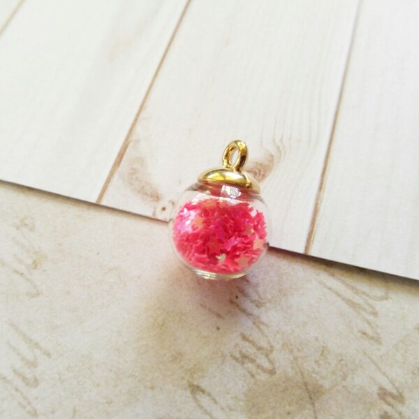 Crystal Ball Charm - Etsy