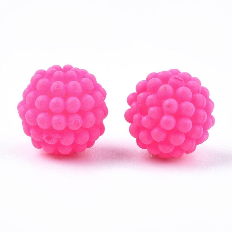 Berry Beads Bumpy Beads Rubber Beads Acrylic Beads Assorted Beads ...