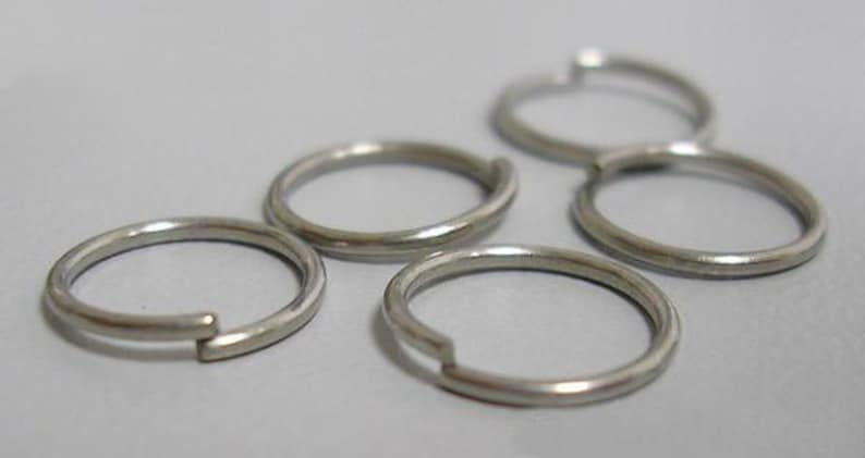 Jump Rings Silver Jump Rings Jumprings Split Rings Single Loop - Etsy