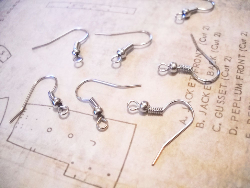 Stainless Ear Wires Stainless Steel Ear Wires Stainless Earwires ...