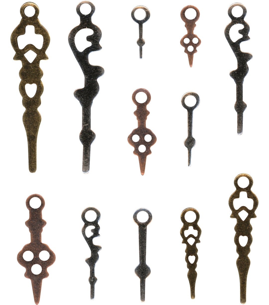 Clock Hands Clock Parts Steampunk Clock Parts Assorted Clock Hands ...