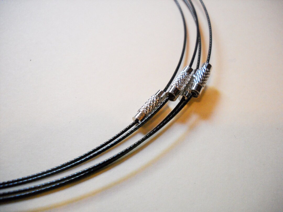 Neckwire Necklac Black Neck Wires Neckwire Cord Choker Choker Necklace ...