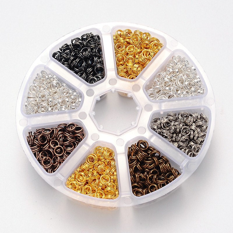 Bulk Jump Rings Split Rings Double Loop Rings Assorted Jump - Etsy