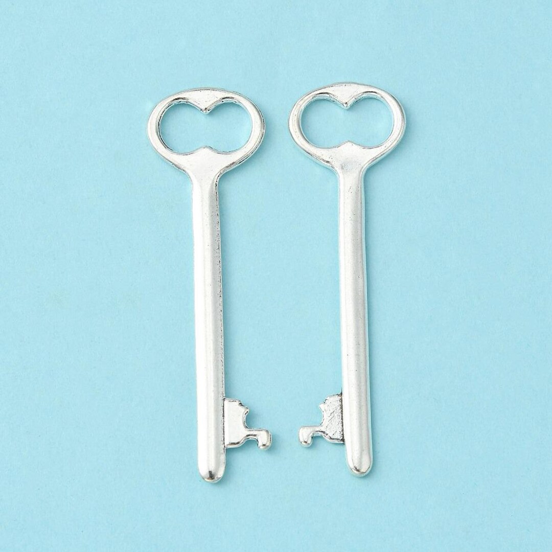 Bulk Skeleton Keys Antiqued Silver 53mm 2 Inch Keys Wholesale Skeleton ...