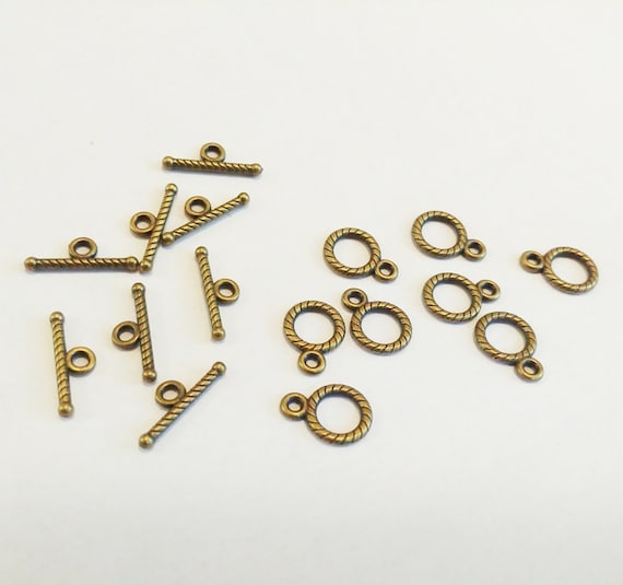 Toggle Clasps T Clasps Circle Clasps Bracelet Clasps Circle | Etsy