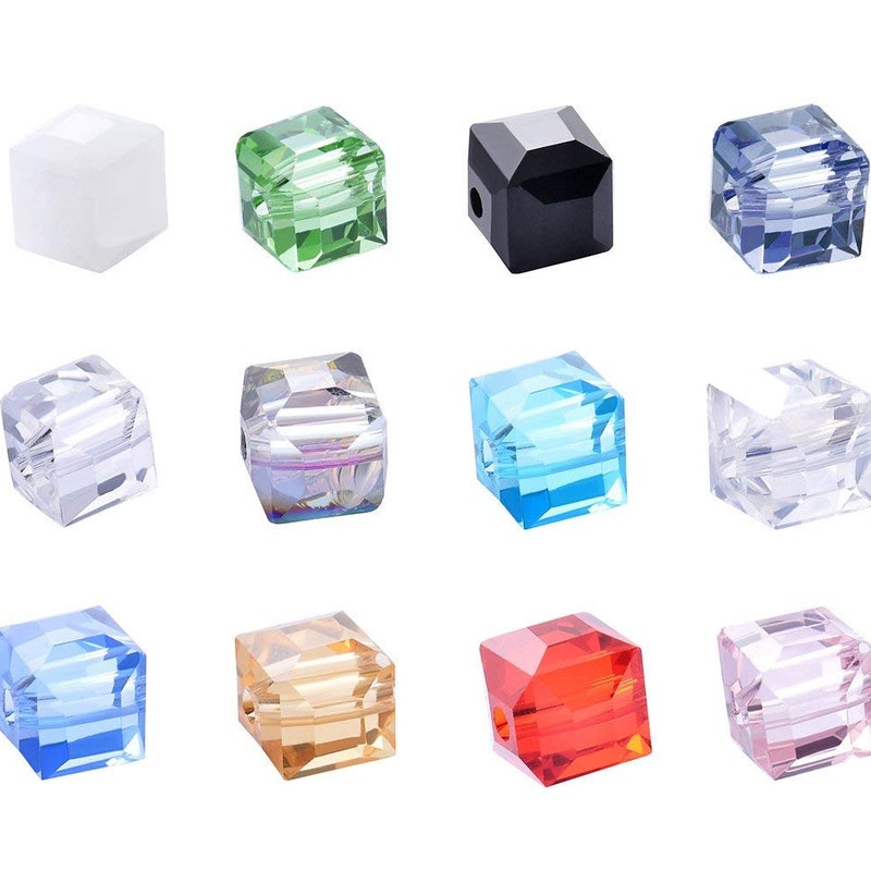 Square Glass Beads - Etsy