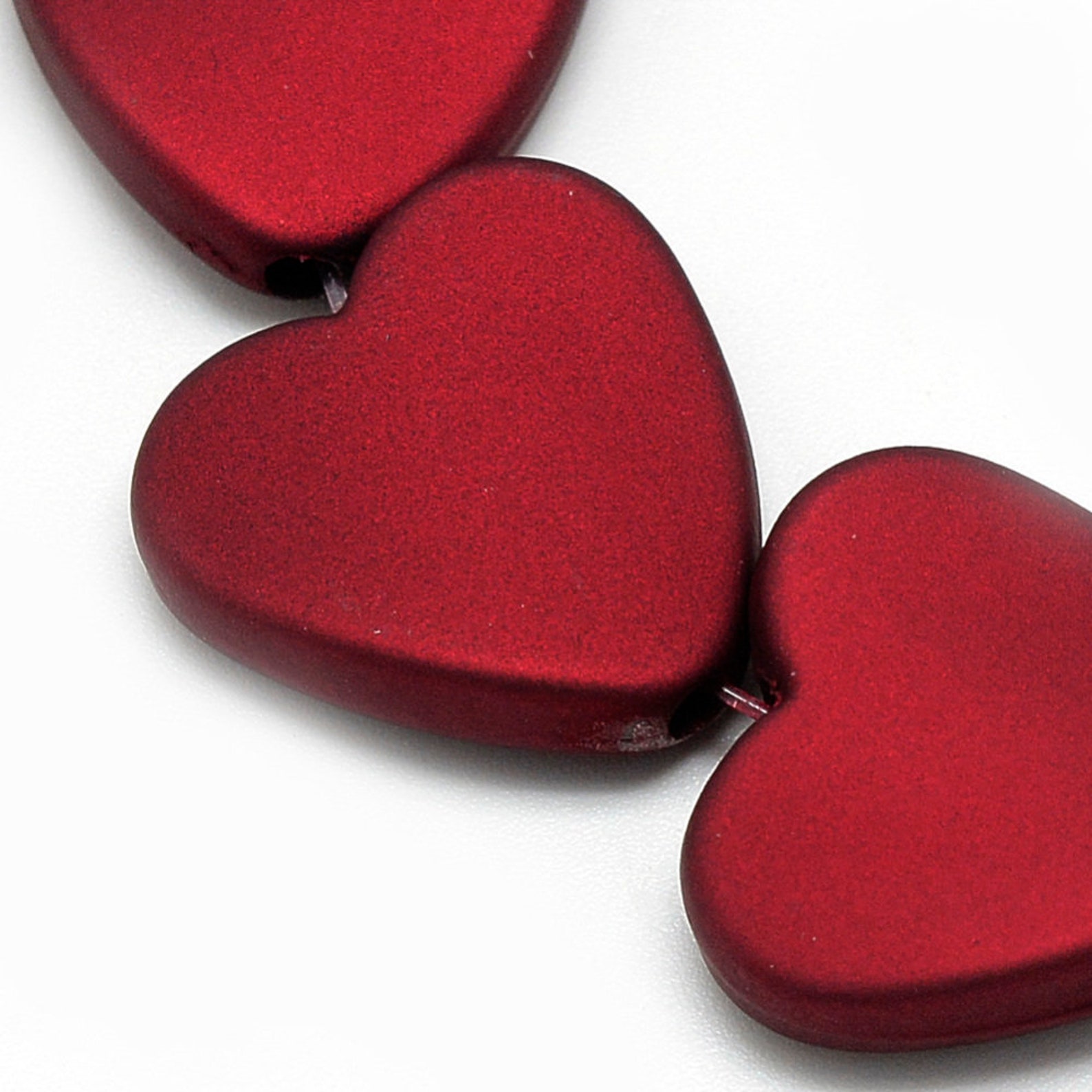 Large Heart Beads Rubberized Acrylic Heart Beads 20mm Beads - Etsy