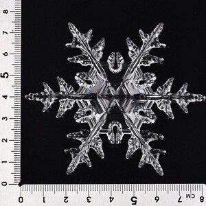 Large Snowflake Pendant Ornament Clear Acrylic Ornament Making ...