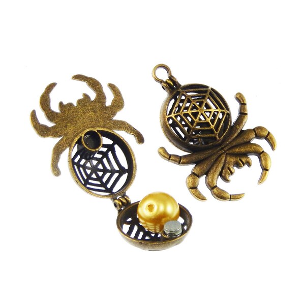 Spider Locket - Etsy