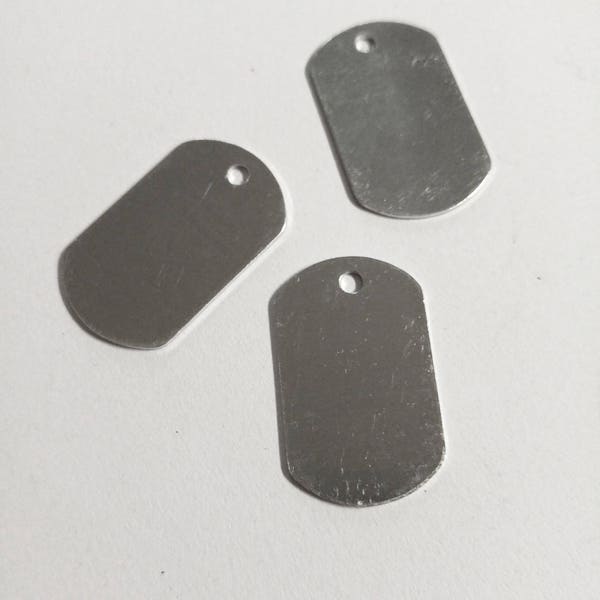Stamping Blank Slide on Dog Tags - Etsy