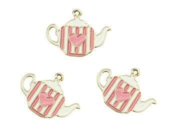 Tea Charms Tea Time Charms Teapot Charm Teacup Charms Tea Set Vintage ...