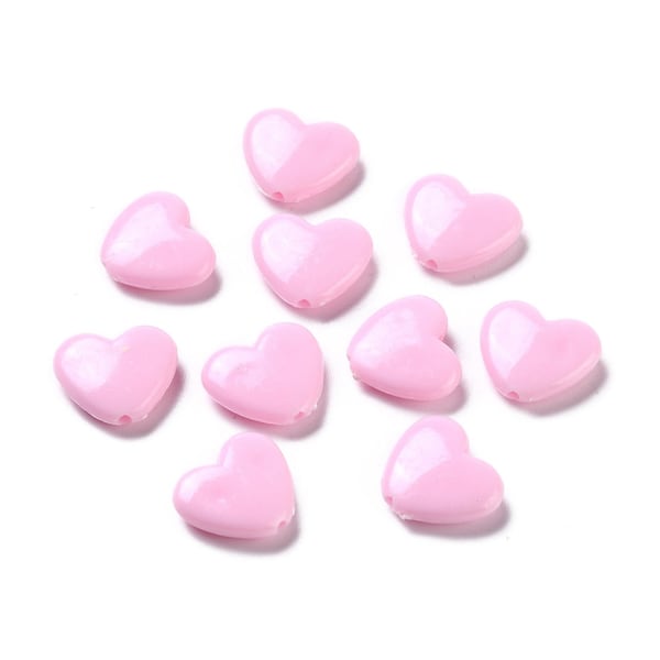 Large Acrylic Heart Bead - Etsy