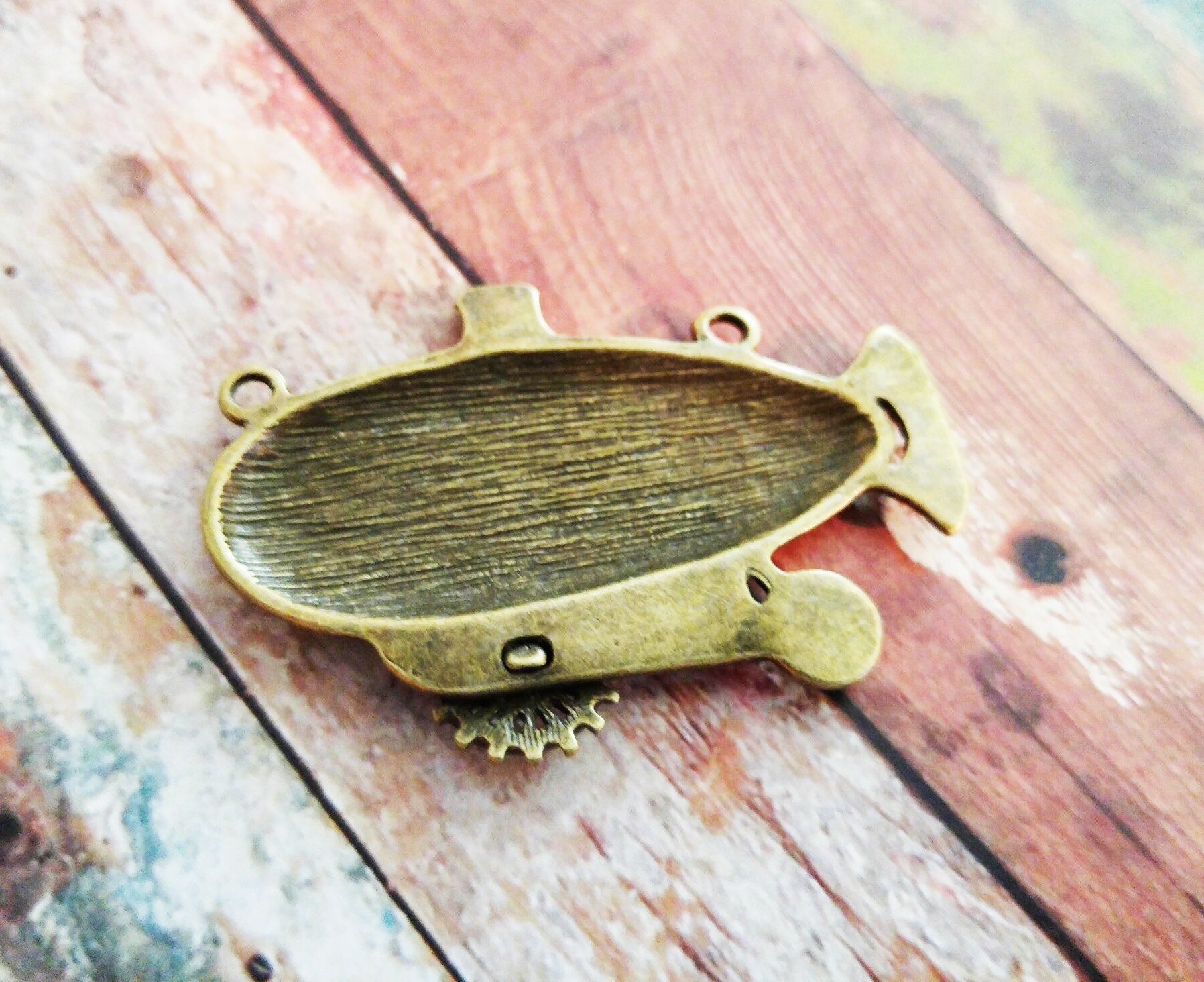 Submarine Charm Blimp Charm Steampunk Charm Steampunk Blimp - Etsy