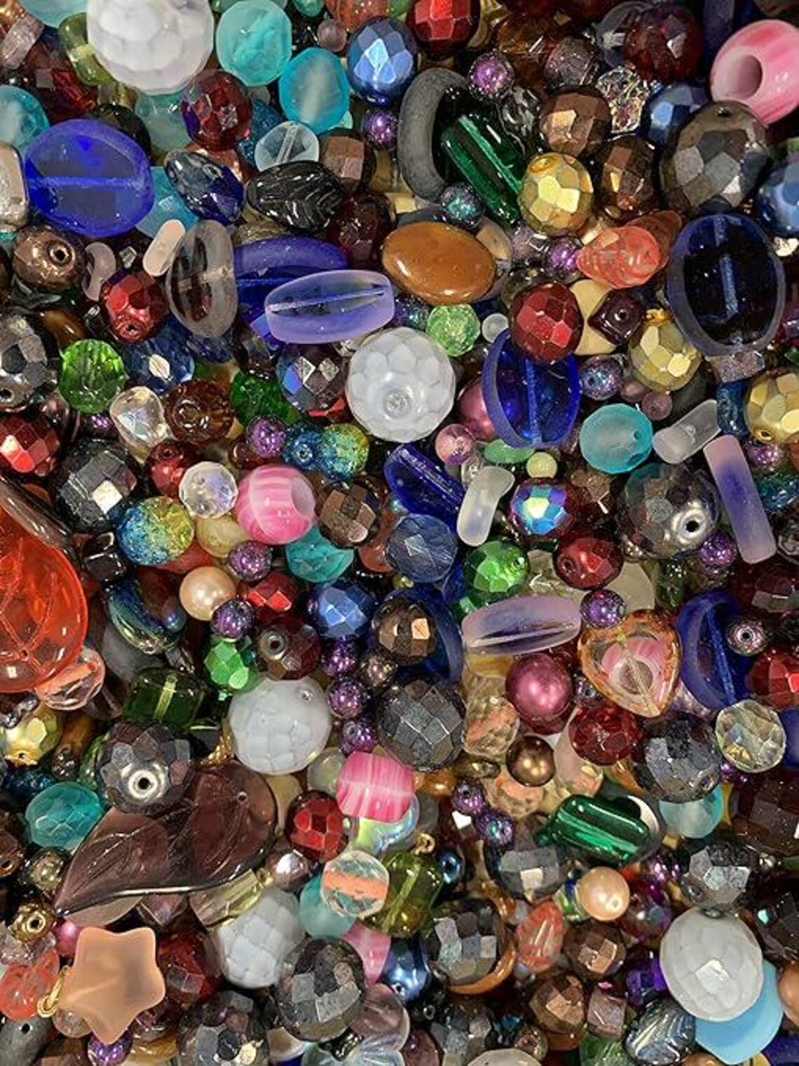 Bulk Glass Beads Mix Assorted Lot Bulk Set Wholesale Jewelry Supplies ...