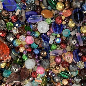 Bulk Glass Beads Mix Assorted Lot Bulk Set Wholesale Jewelry Supplies ...