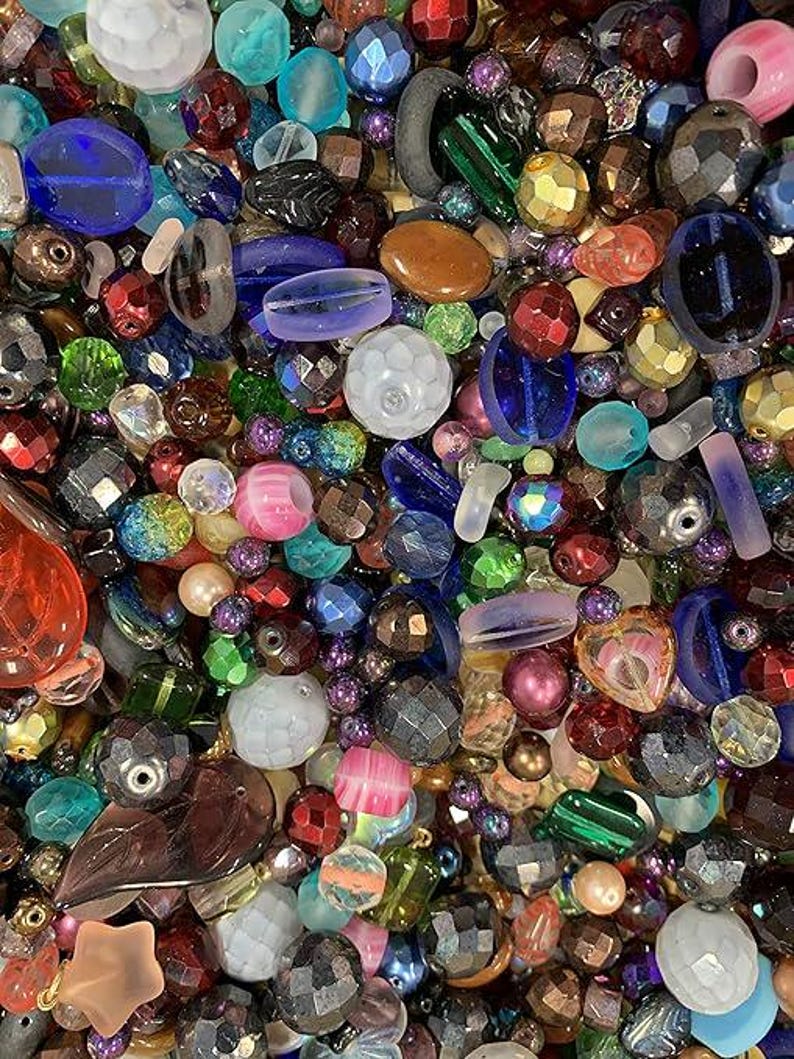 Bulk Glass Beads Mix Assorted Lot Bulk Set Wholesale Jewelry Supplies ...